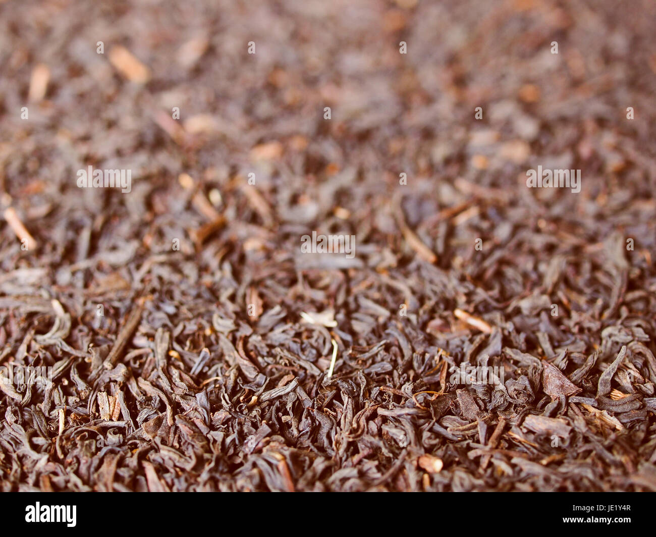 Loose tea leaves useful as a background Stock Photo - Alamy