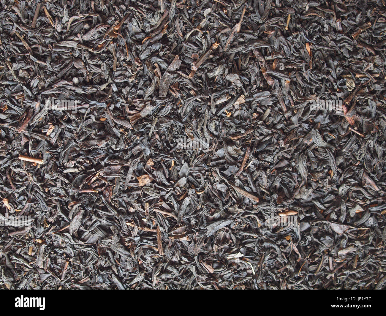 Loose tea leaves useful as a background Stock Photo - Alamy