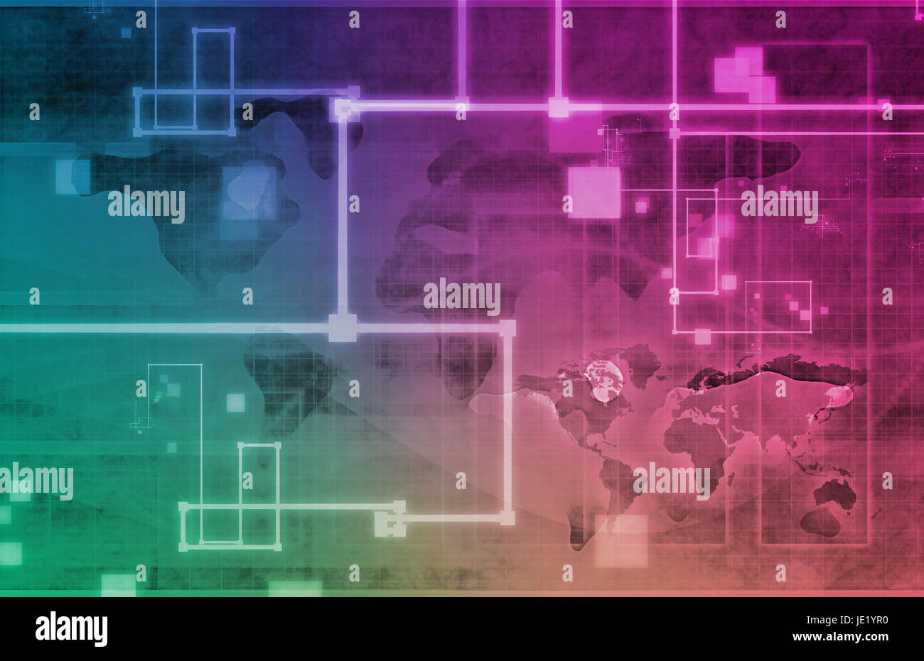 Science Technology Data as a Abstract Art Stock Photo - Alamy
