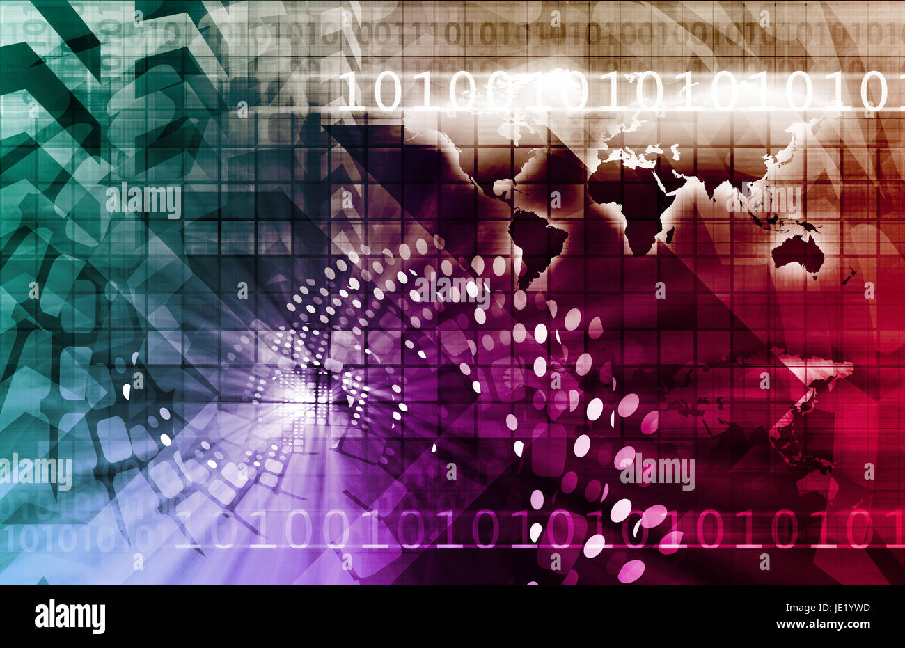 Technology Visual Concept of a Corporate Business Stock Photo - Alamy