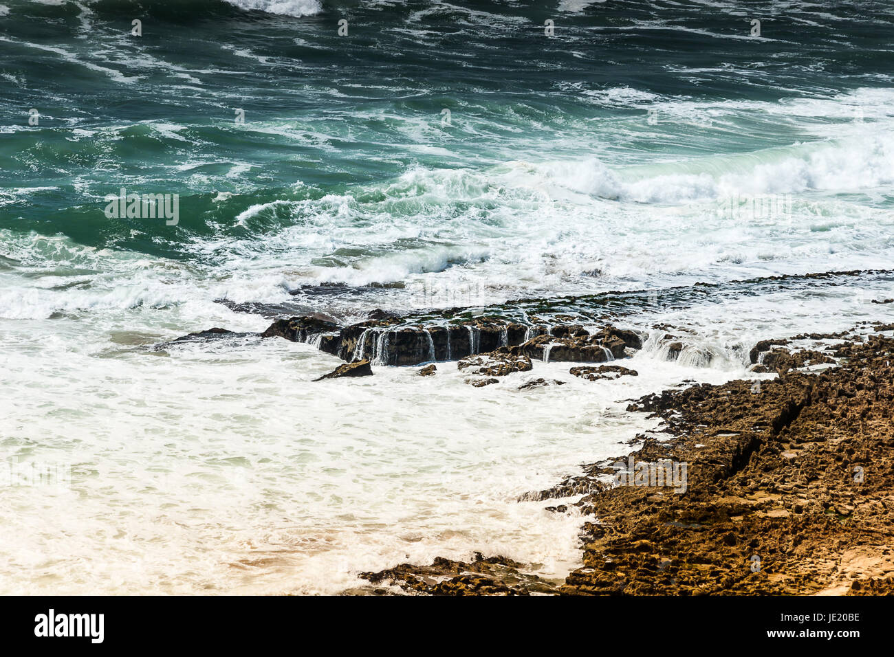 Landscape of Morocco. Coastline of Atlantic ocean Stock Photo - Alamy