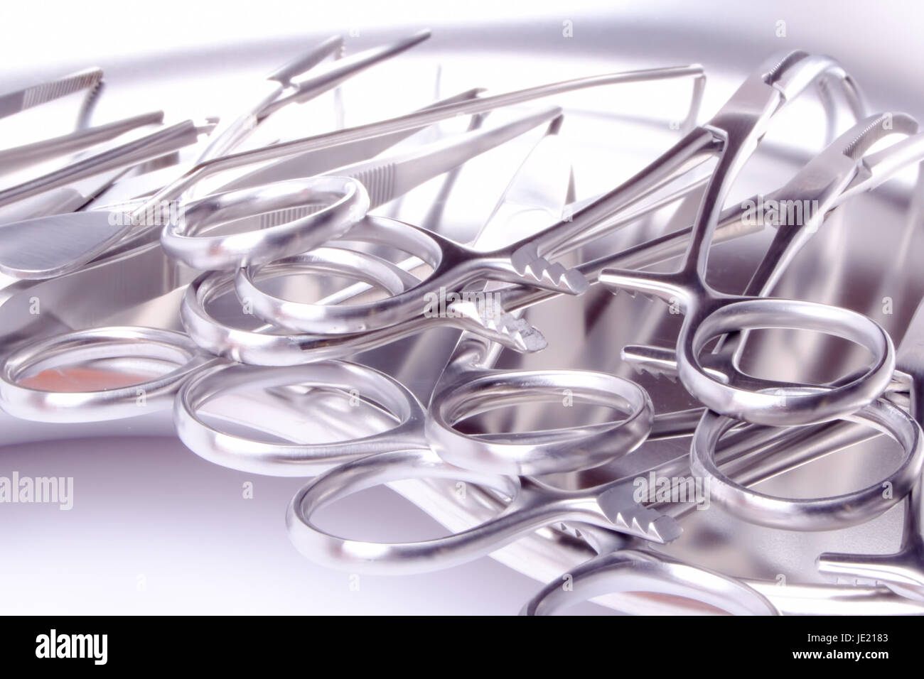 surgical instruments for general medical interventions isolated on ...