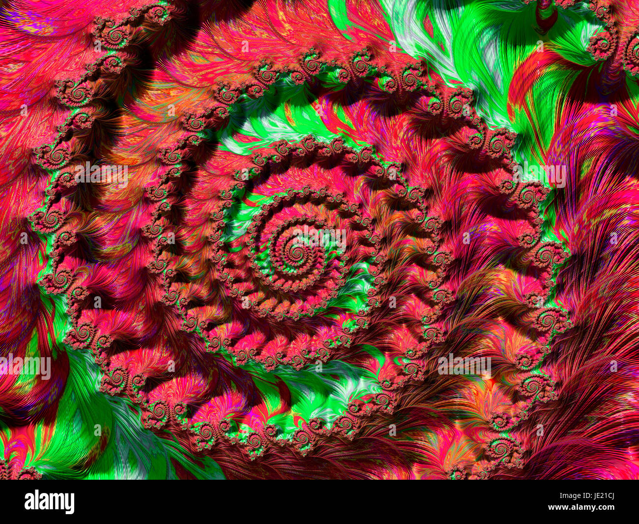 Fractal spiral hi-res stock photography and images - Alamy