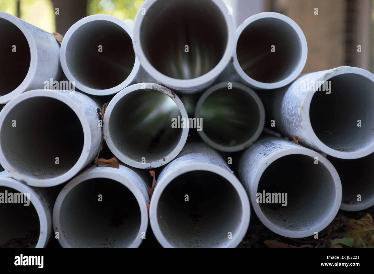 White pvc pipes hi-res stock photography and images - Alamy