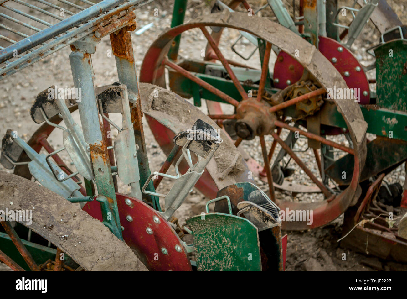 Seed Planter, Farm Equipment Stock Photo - Alamy