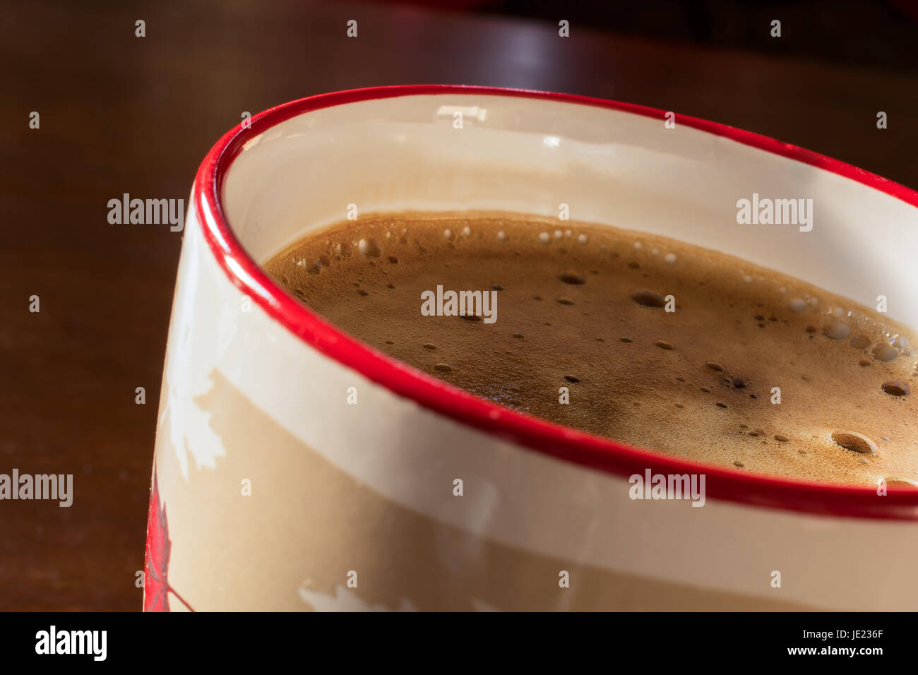 Cup Of Coffee In The Morning Stock Photo - Alamy