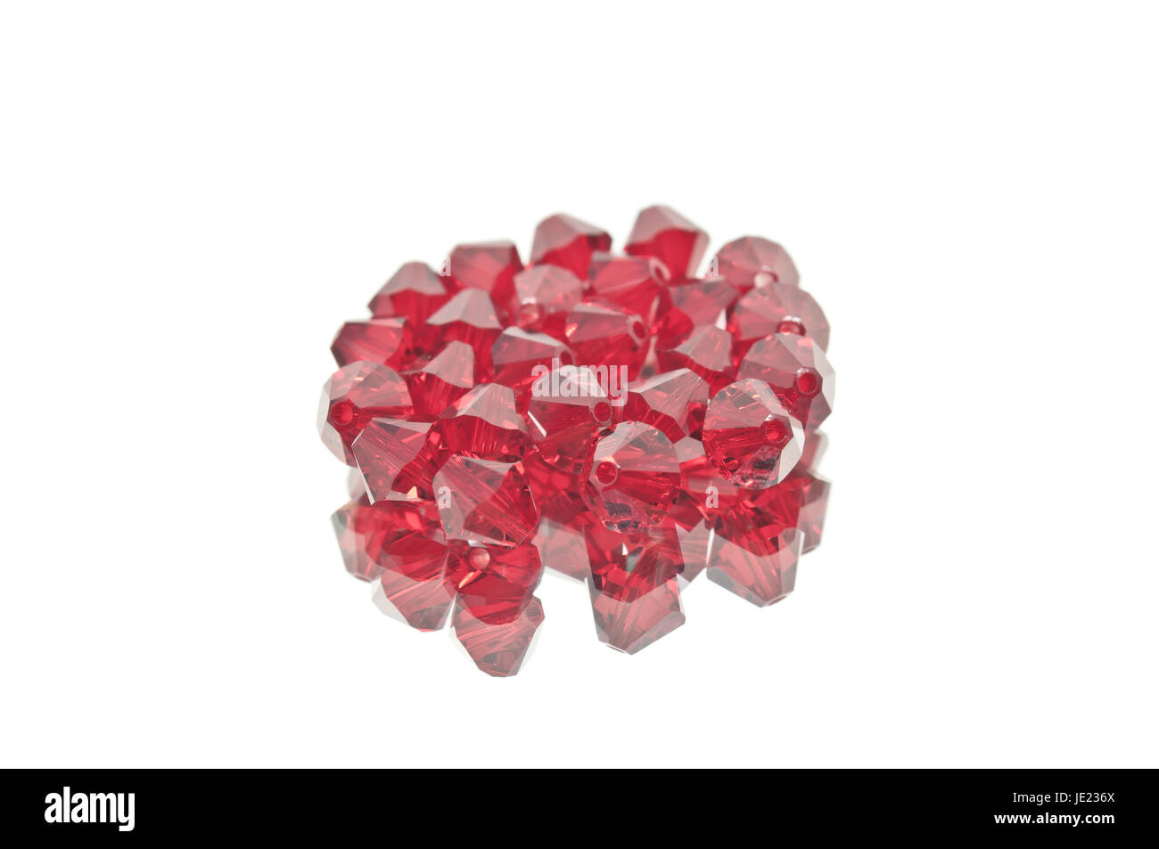 United Collection of Red Double Cones Stock Photo - Alamy