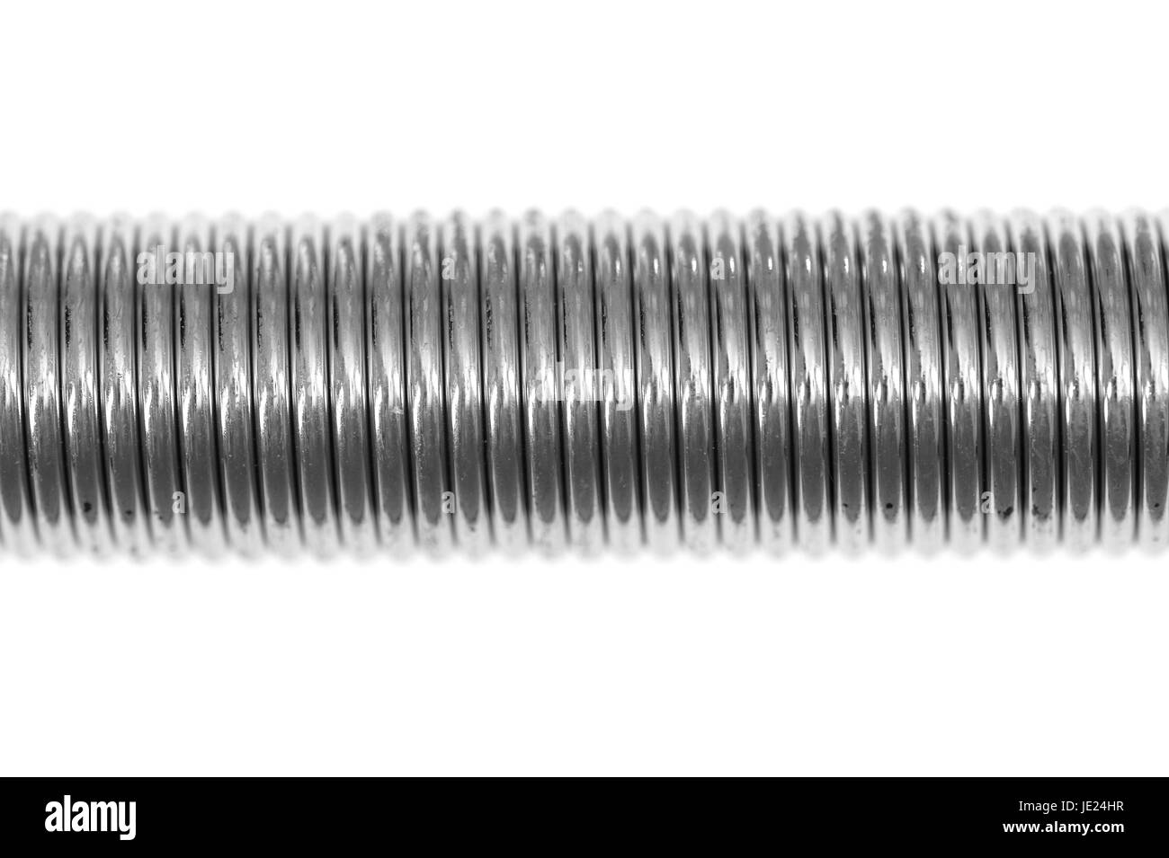 A close up shot of a coil spring Stock Photo - Alamy