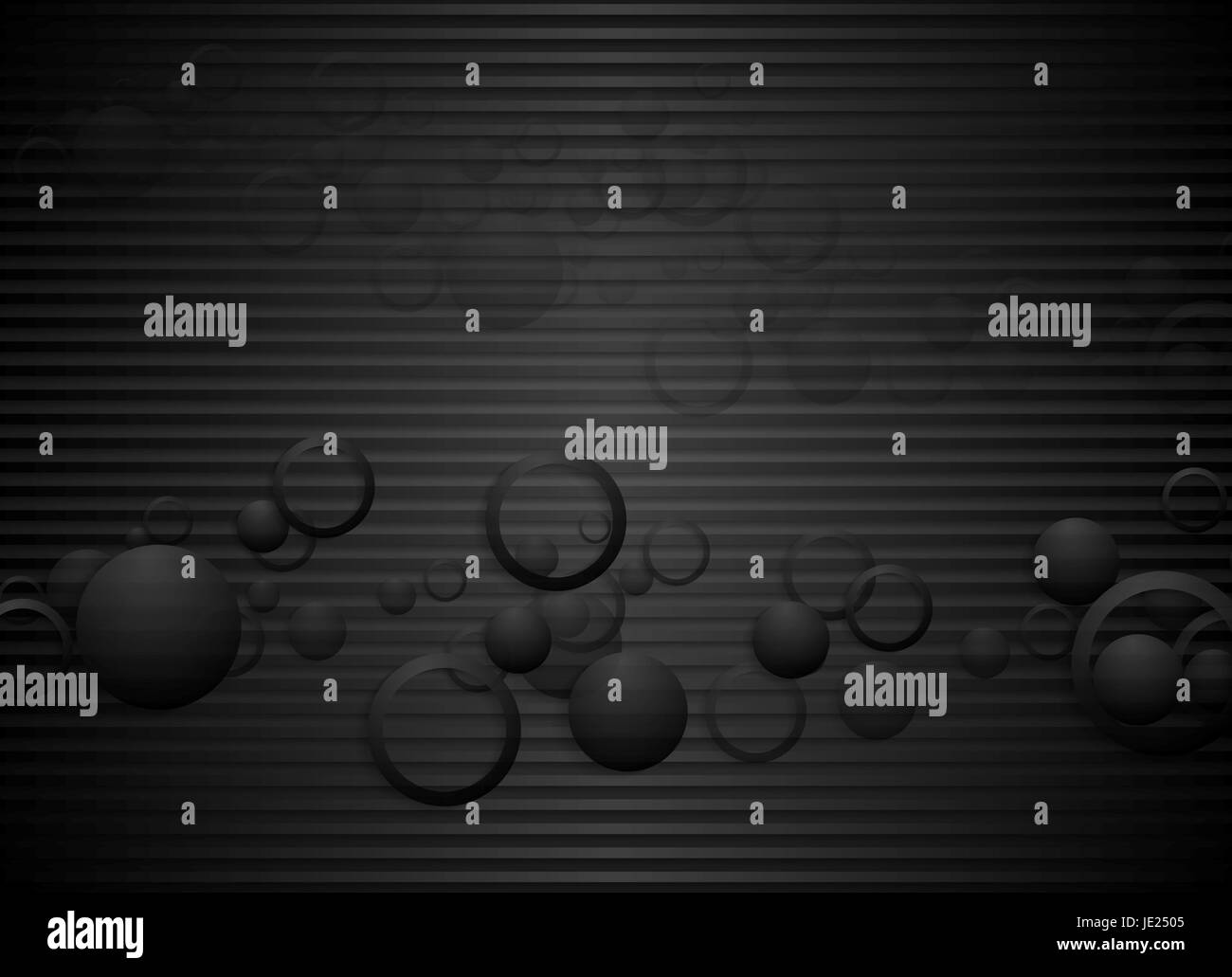 Dark abstract circles vector background Stock Photo - Alamy