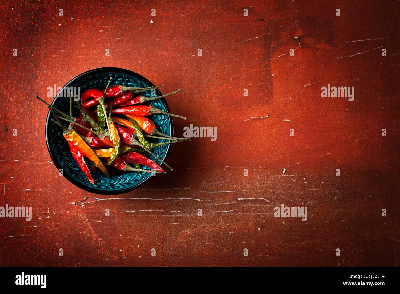 Red chili peppers top view, close-up, food backgrounds Stock Photo - Alamy