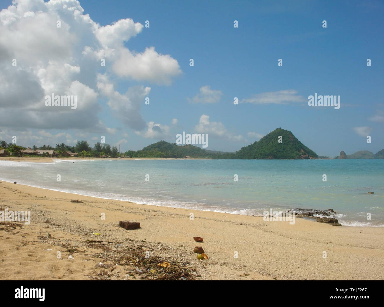 coastal beach scenery at Kuta, a island in Indonesia Stock Photo - Alamy