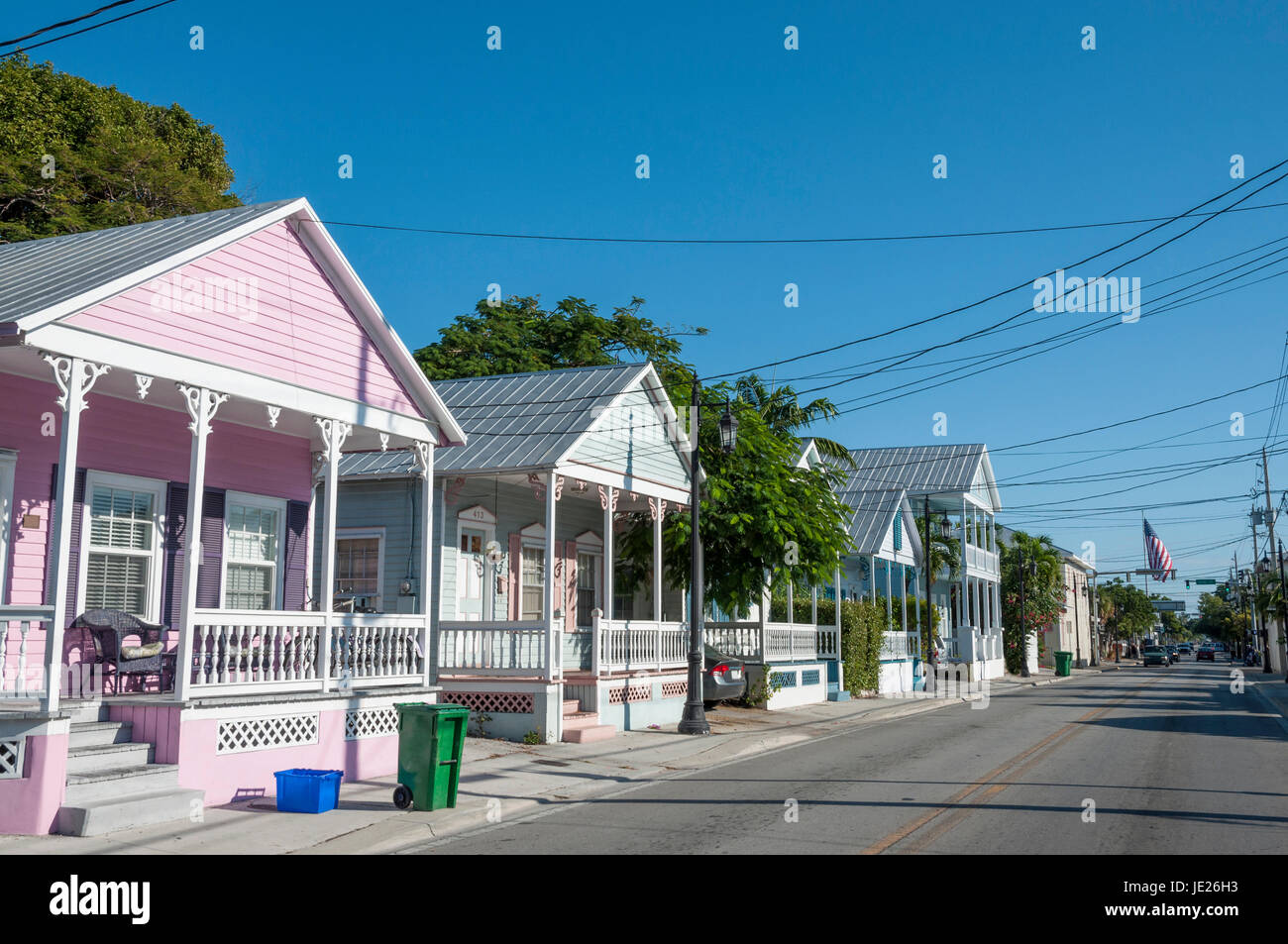 Colorful houses in Key West, Florida, USA Stock Photo - Alamy