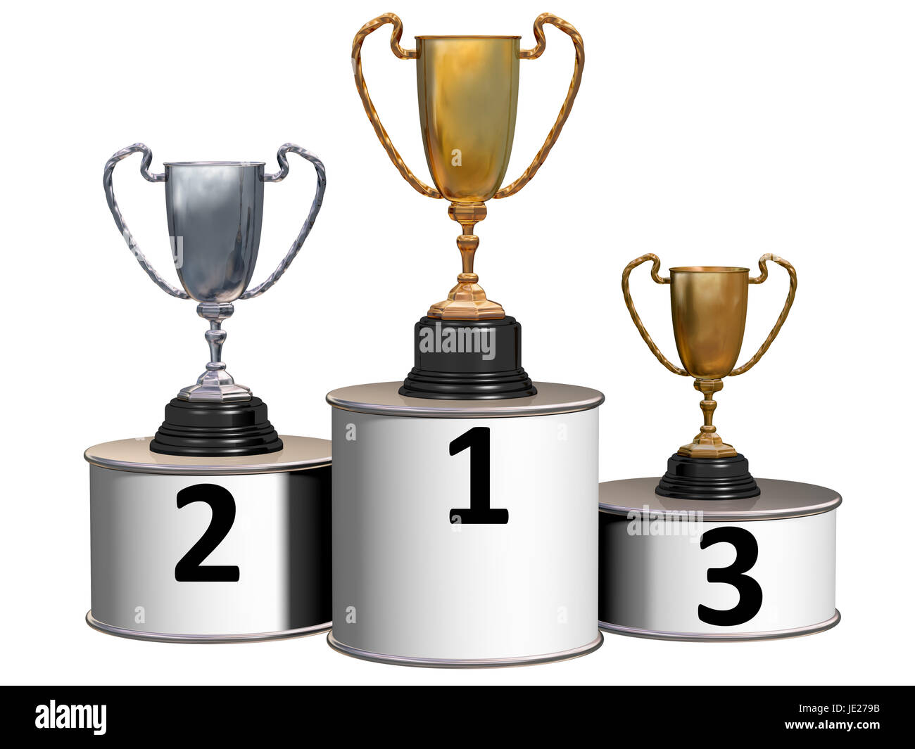 Podium first third places hi-res stock photography and images - Alamy
