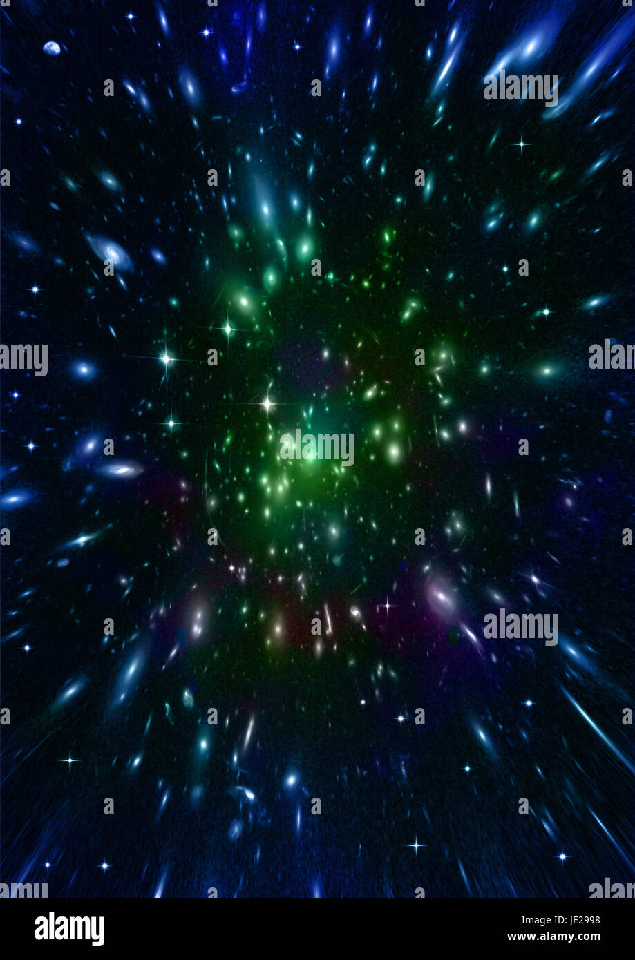 Star field in space a nebulae and a gas congestion. "Elements of this ...