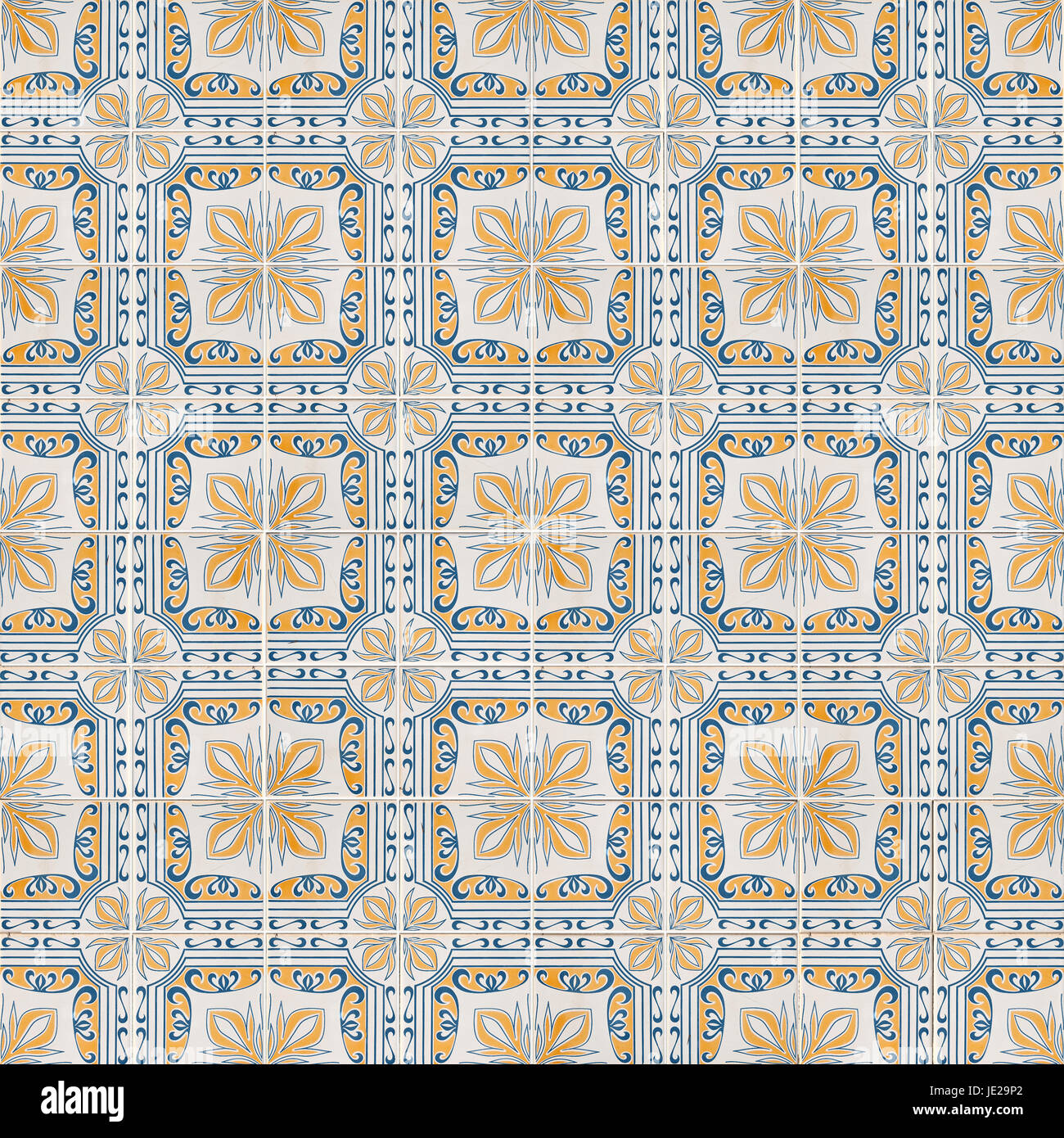 Seamless tile pattern of ancient ceramic tiles Stock Photo - Alamy