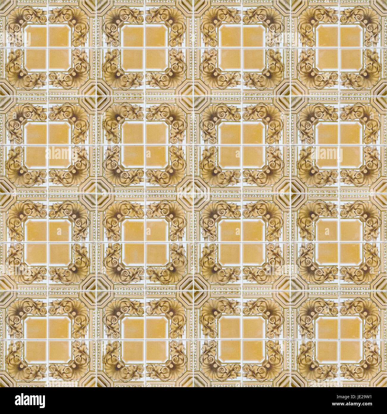 Seamless tile pattern of ancient ceramic tiles Stock Photo - Alamy