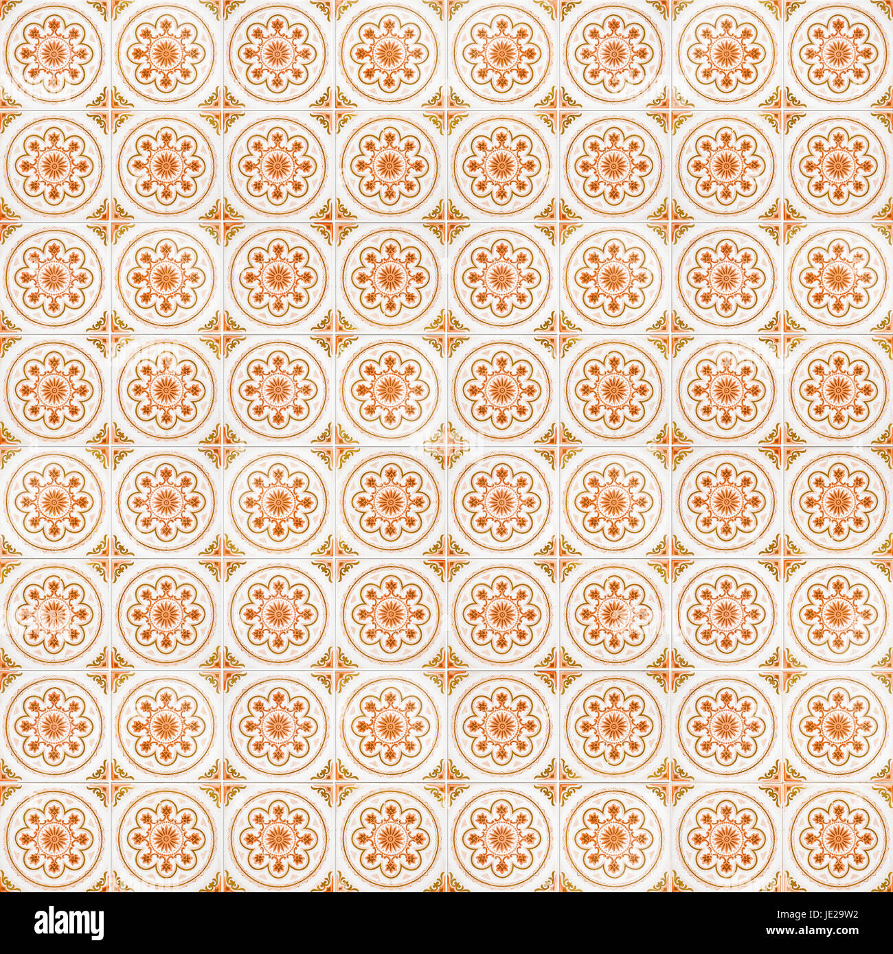 Seamless tile pattern of ancient ceramic tiles Stock Photo - Alamy