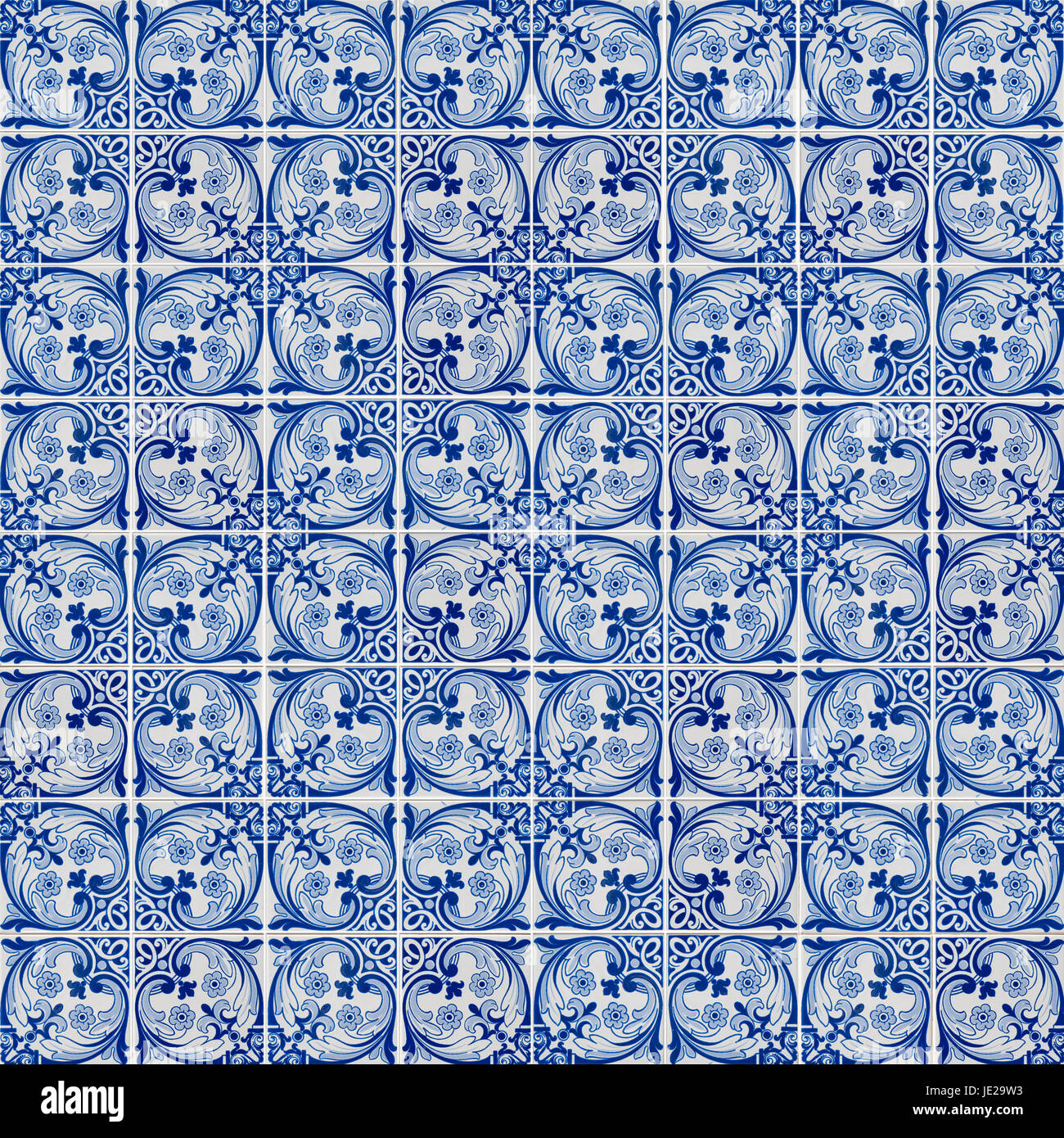 Seamless tile pattern of ancient ceramic tiles Stock Photo - Alamy
