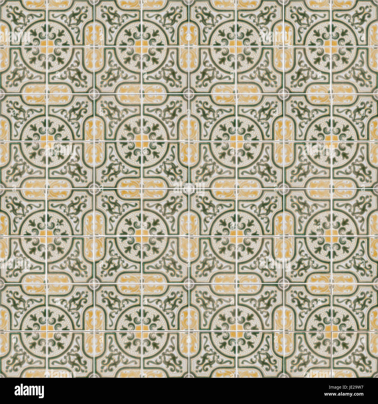 Seamless tile pattern of ancient ceramic tiles Stock Photo - Alamy