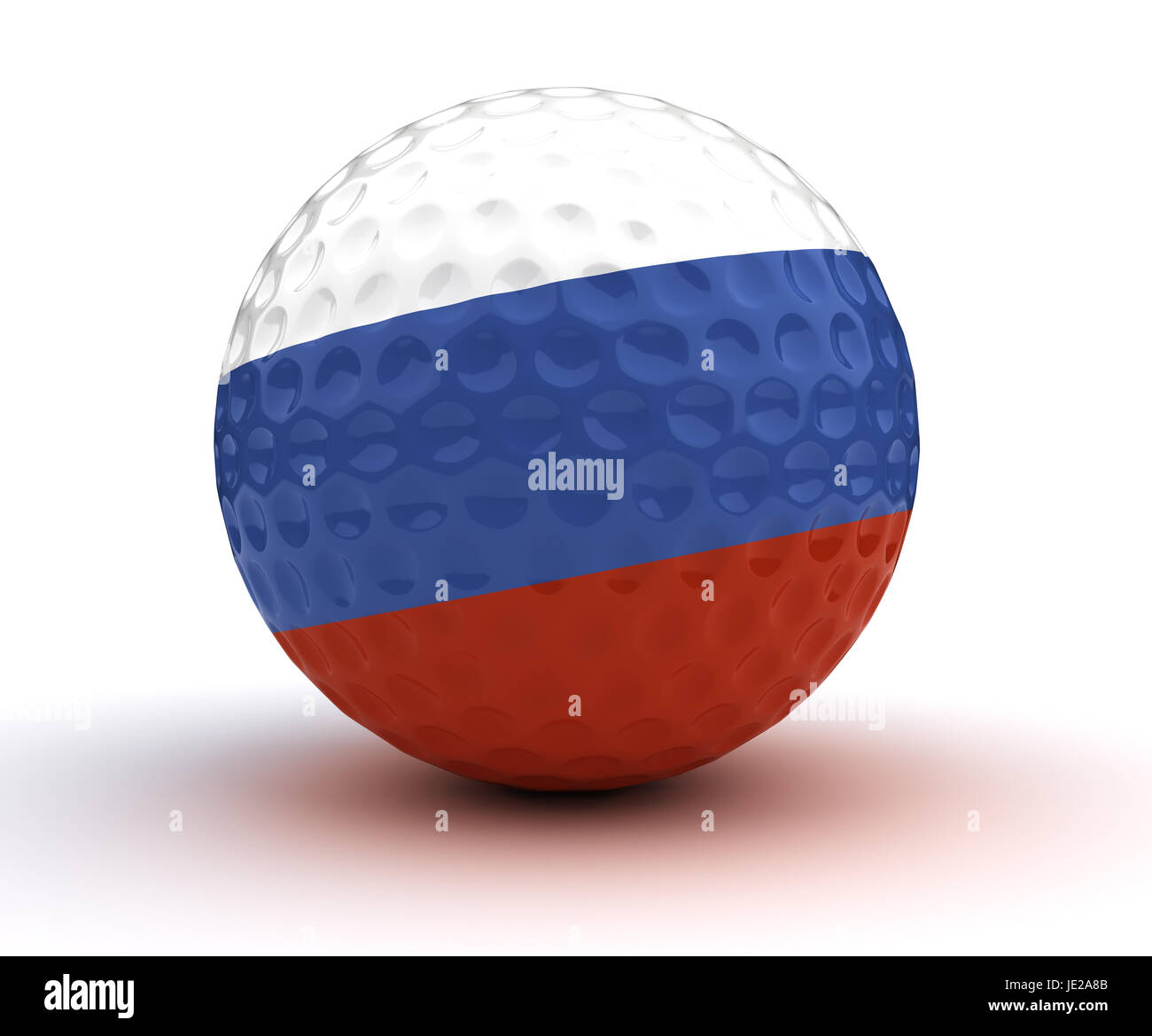 Russian Golf Ball (Isolated with clipping path Stock Photo - Alamy