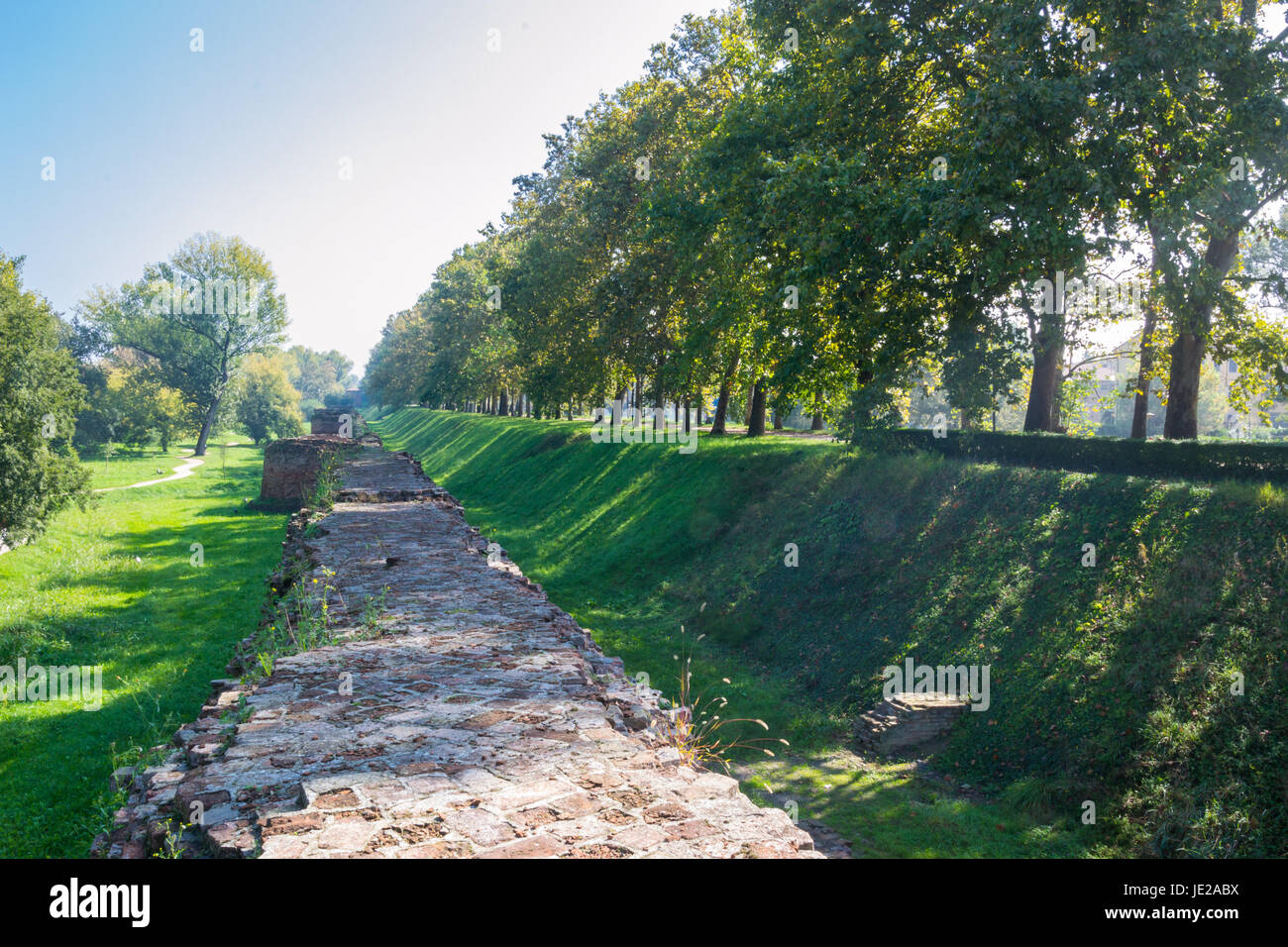 The Walls of Ferrara (in italian Le Mura) in Italy Stock Photo - Alamy