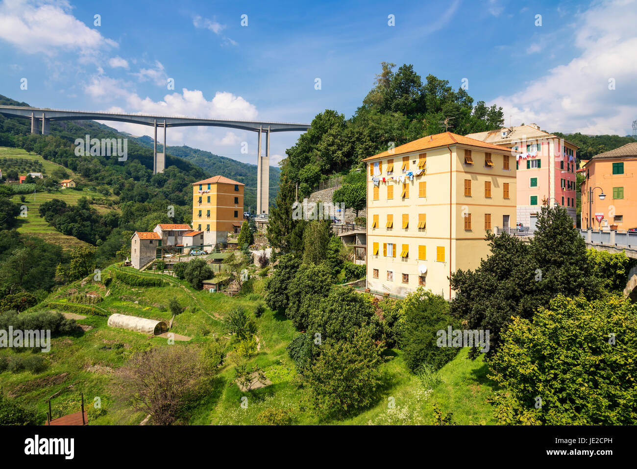 bridge and valley Stock Photo - Alamy