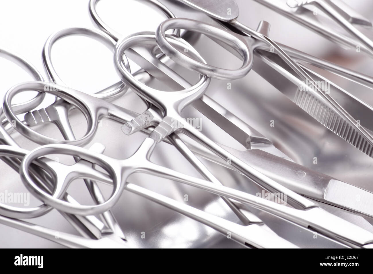 surgical instruments for general medical interventions isolated on ...