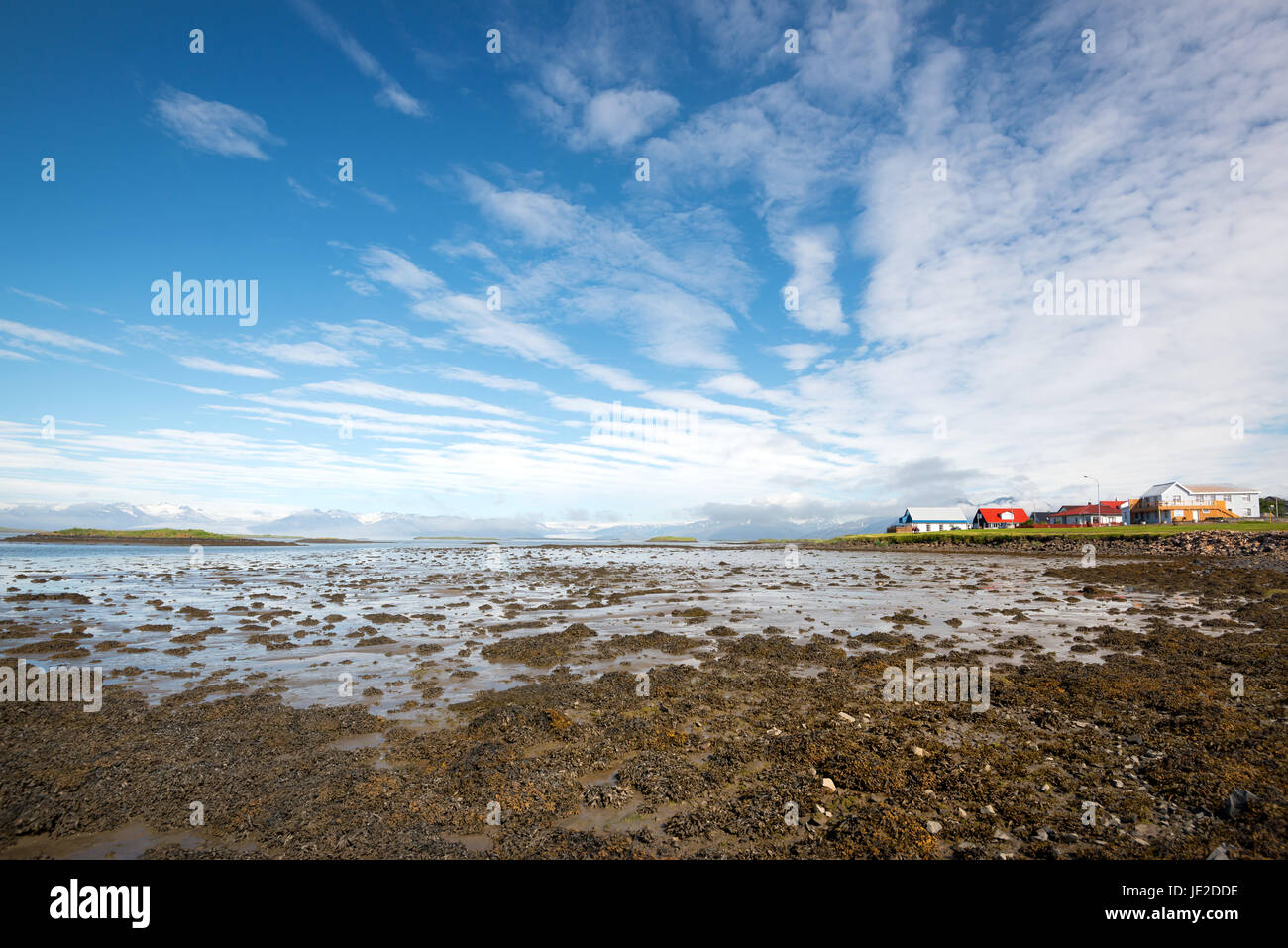 Waterscape view from Hofn in Iceland Stock Photo - Alamy