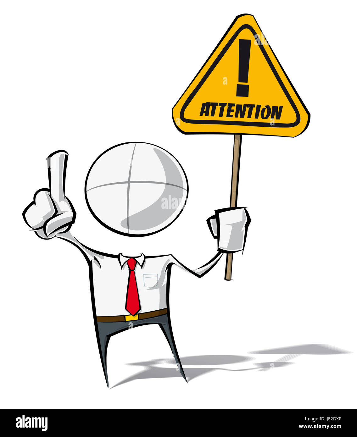 Sparse vector illustration of a of a generic Business cartoon character ...