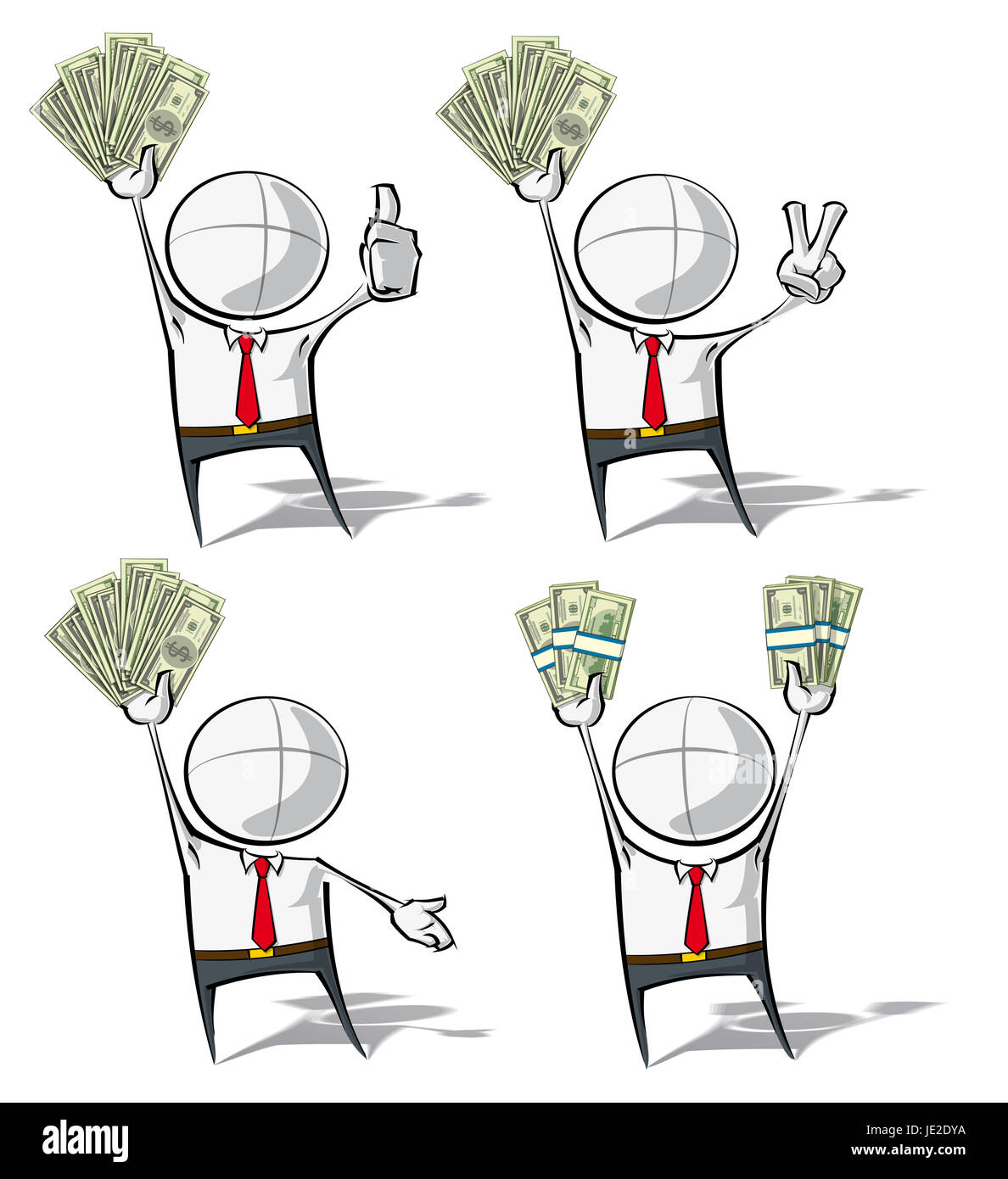 Paperclip People Clipart