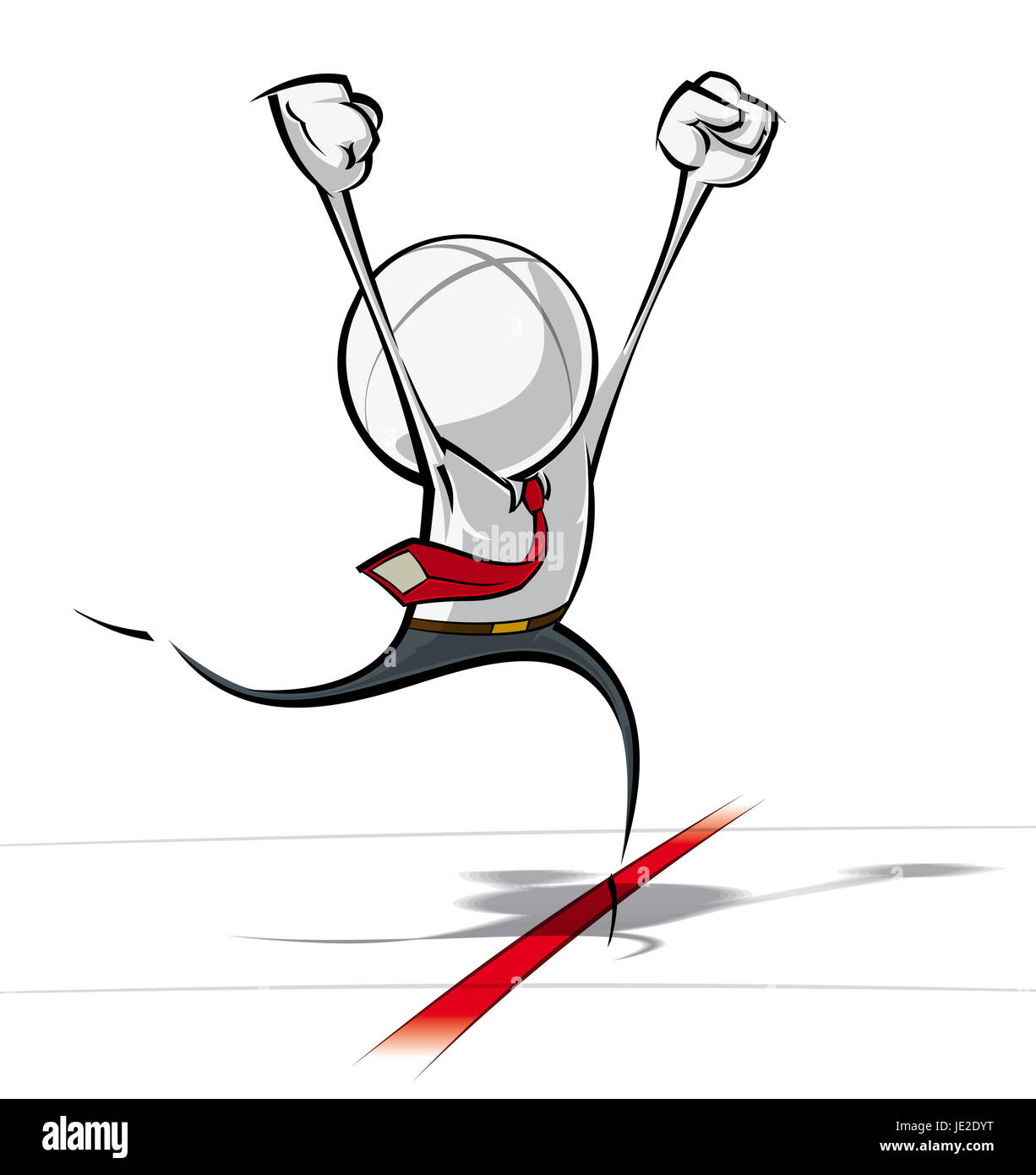 Sparse vector illustration of a of a generic Business cartoon character ...