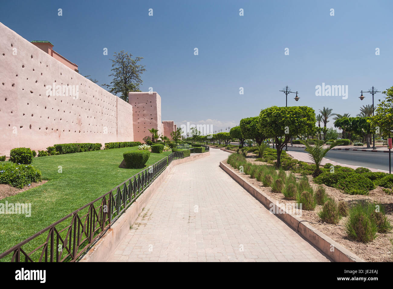 Marrakesh medina city view at summer, Morocco Stock Photo - Alamy