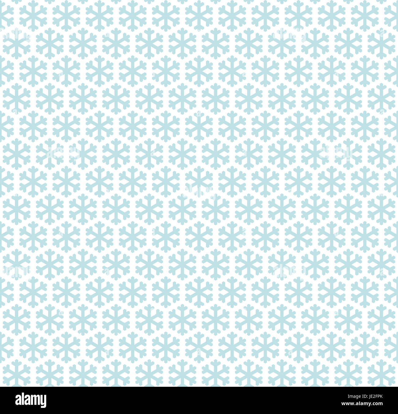 seamless blue and white colored snowflake background Stock Photo - Alamy