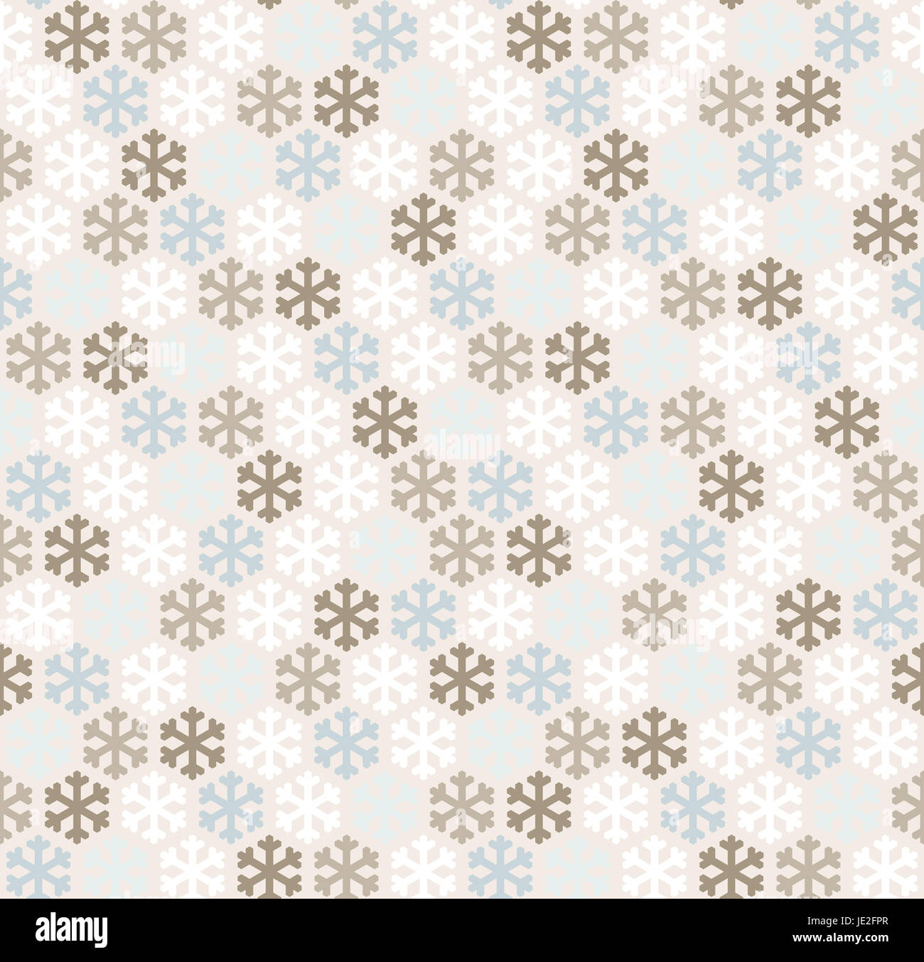 seamless blue and white colored snowflake background Stock Photo - Alamy