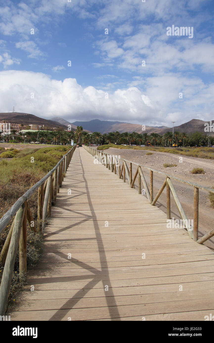 web to the beach promenade in jandia Stock Photo - Alamy
