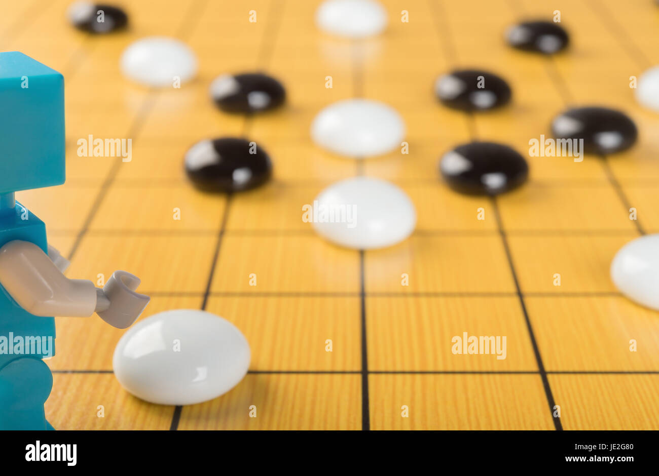 robot playing GO Stock Photo - Alamy