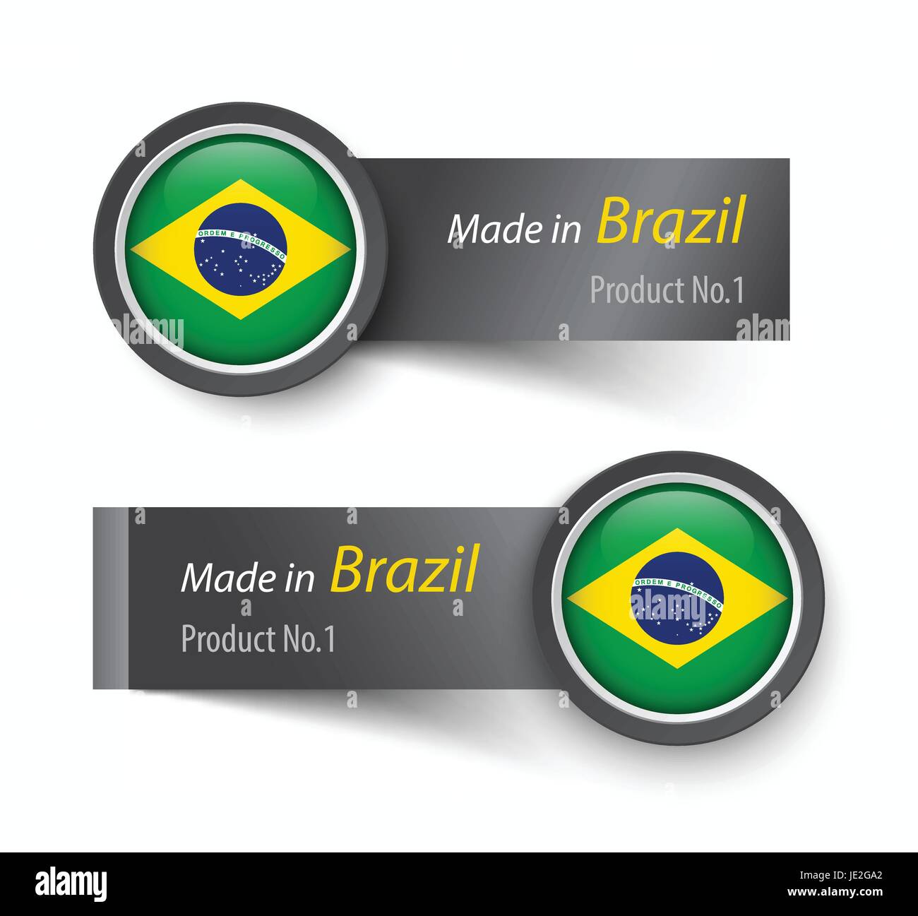 Made in brazil vector vectors hi-res stock photography and images - Alamy