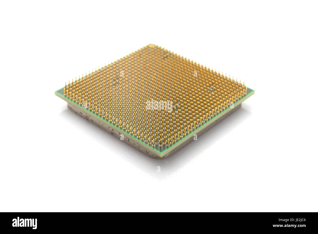 central processor on a white background Stock Photo - Alamy