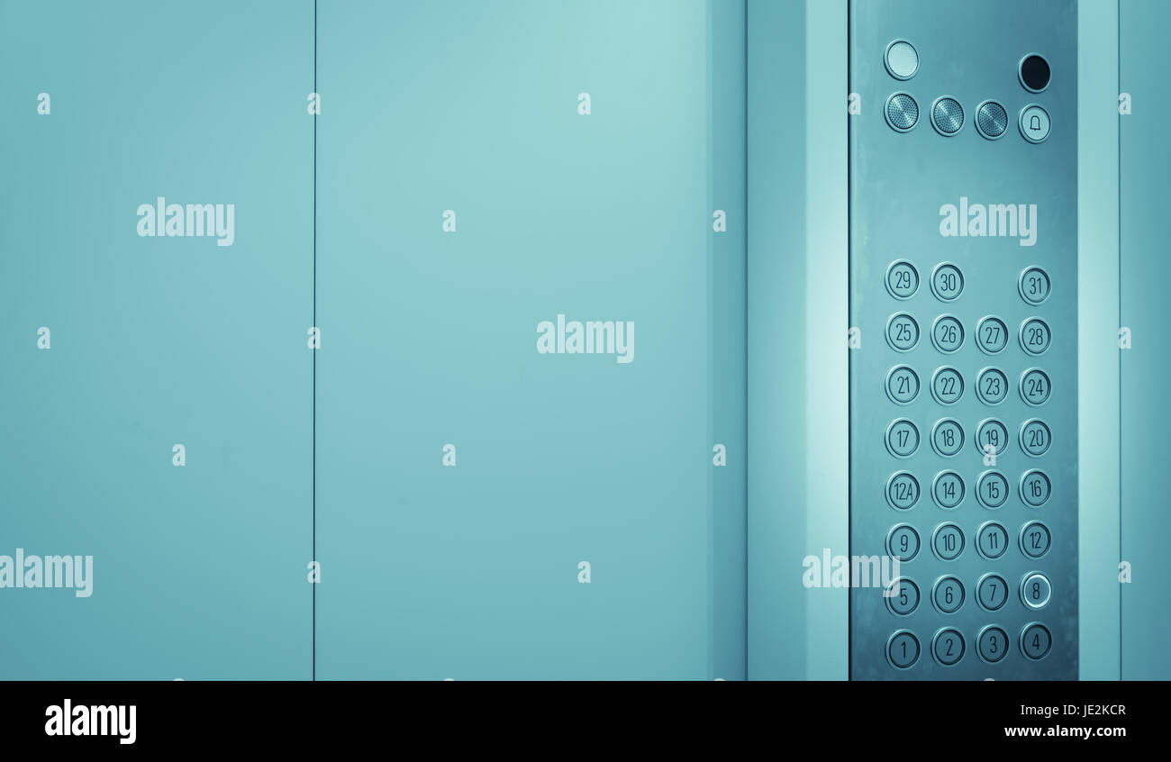 Vintage elevator buttons hi-res stock photography and images - Alamy