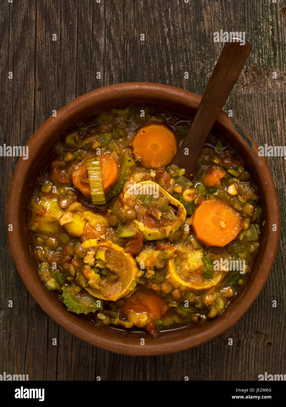 close up of a bowl of rustic vegetarian casserole Stock Photo - Alamy