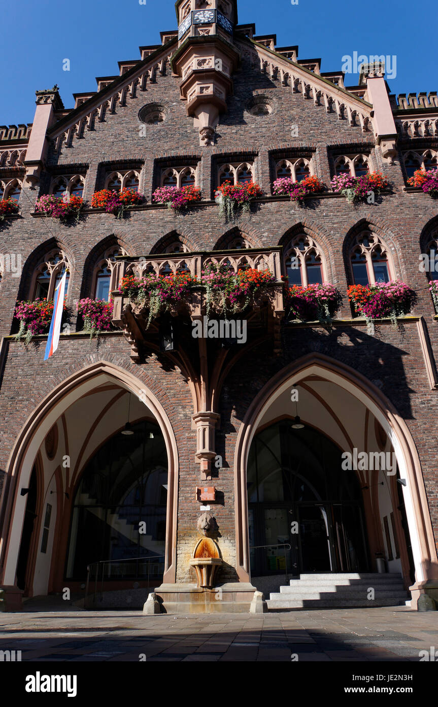 historisches Rathaus, Montabaur, Rheinland-Pfalz Stock Photo - Alamy