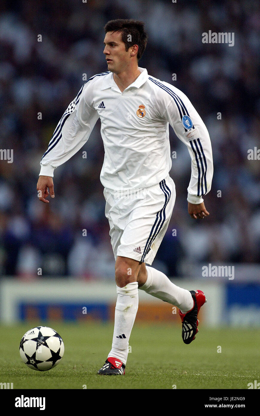 SANTIAGO SOLARI REAL MADRID HAMPDEN PARK GLASGOW 15 May 2002 Stock ...