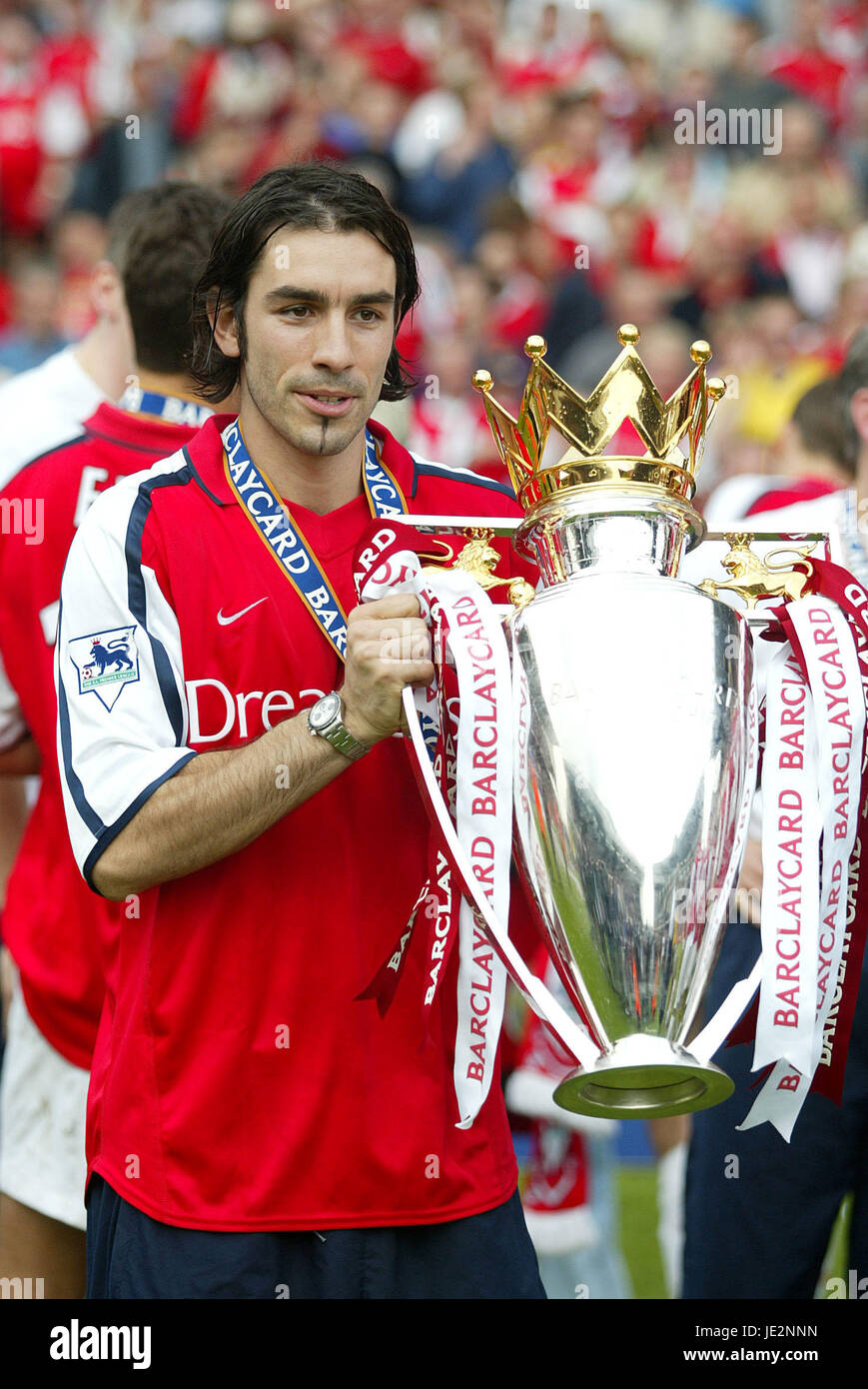 ROBERT PIRES ARSENAL FC ARSENAL FC HIGHBURY LONDON 12 May 2002 Stock ...