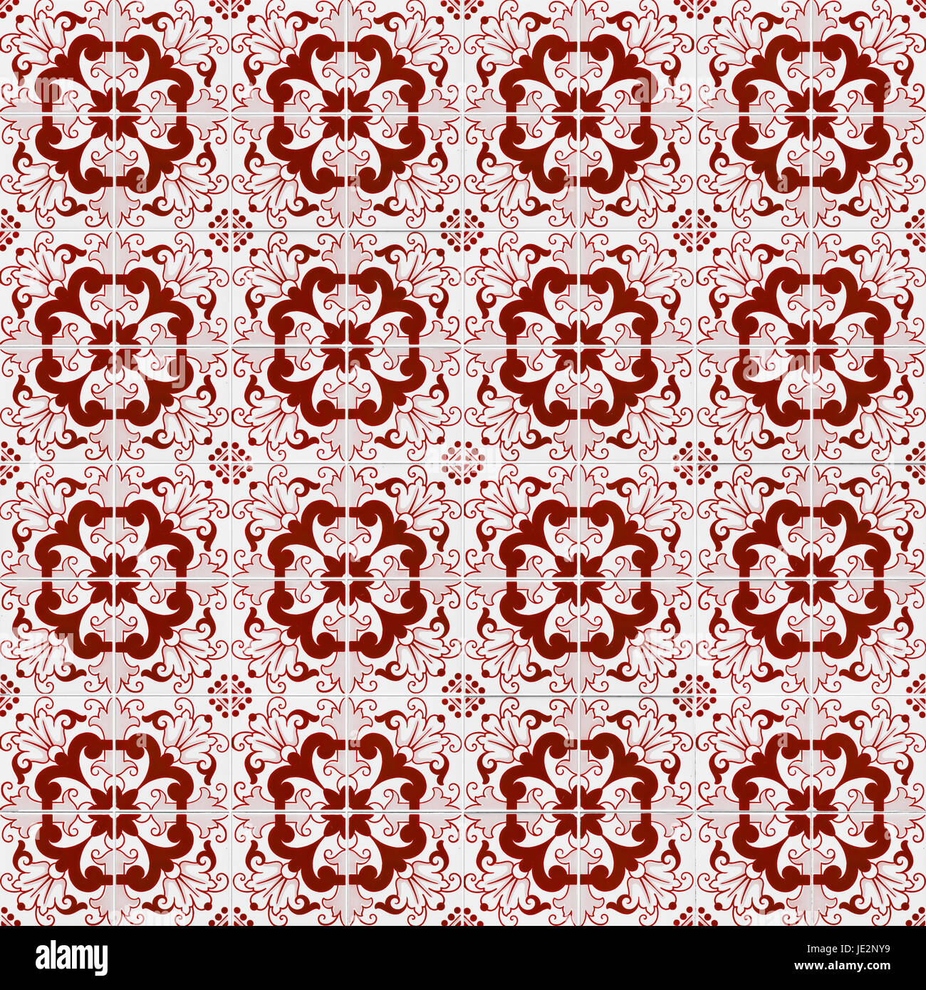 Seamless tile pattern of ancient ceramic tiles Stock Photo - Alamy