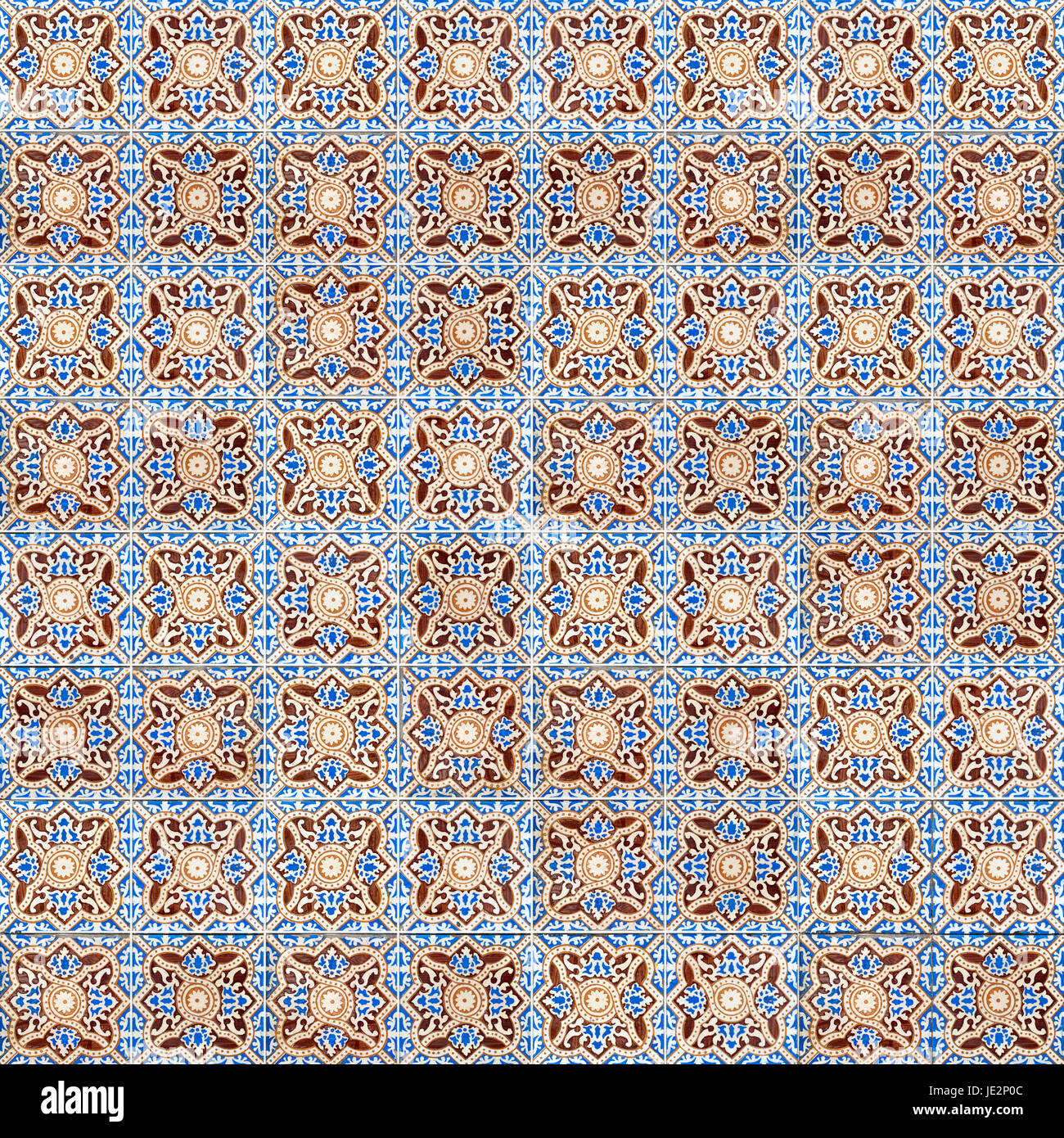 Seamless tile pattern of ancient ceramic tiles Stock Photo - Alamy