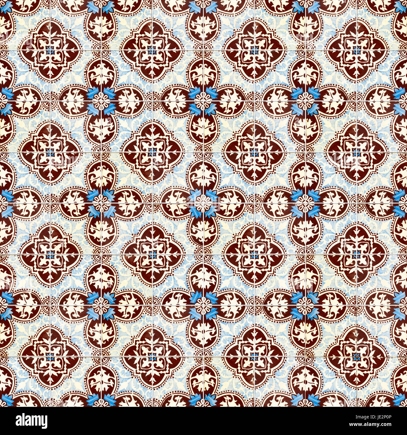 Seamless tile pattern of ancient ceramic tiles Stock Photo - Alamy