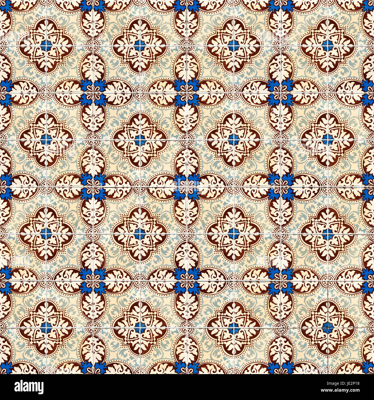 Seamless tile pattern of ancient ceramic tiles Stock Photo - Alamy