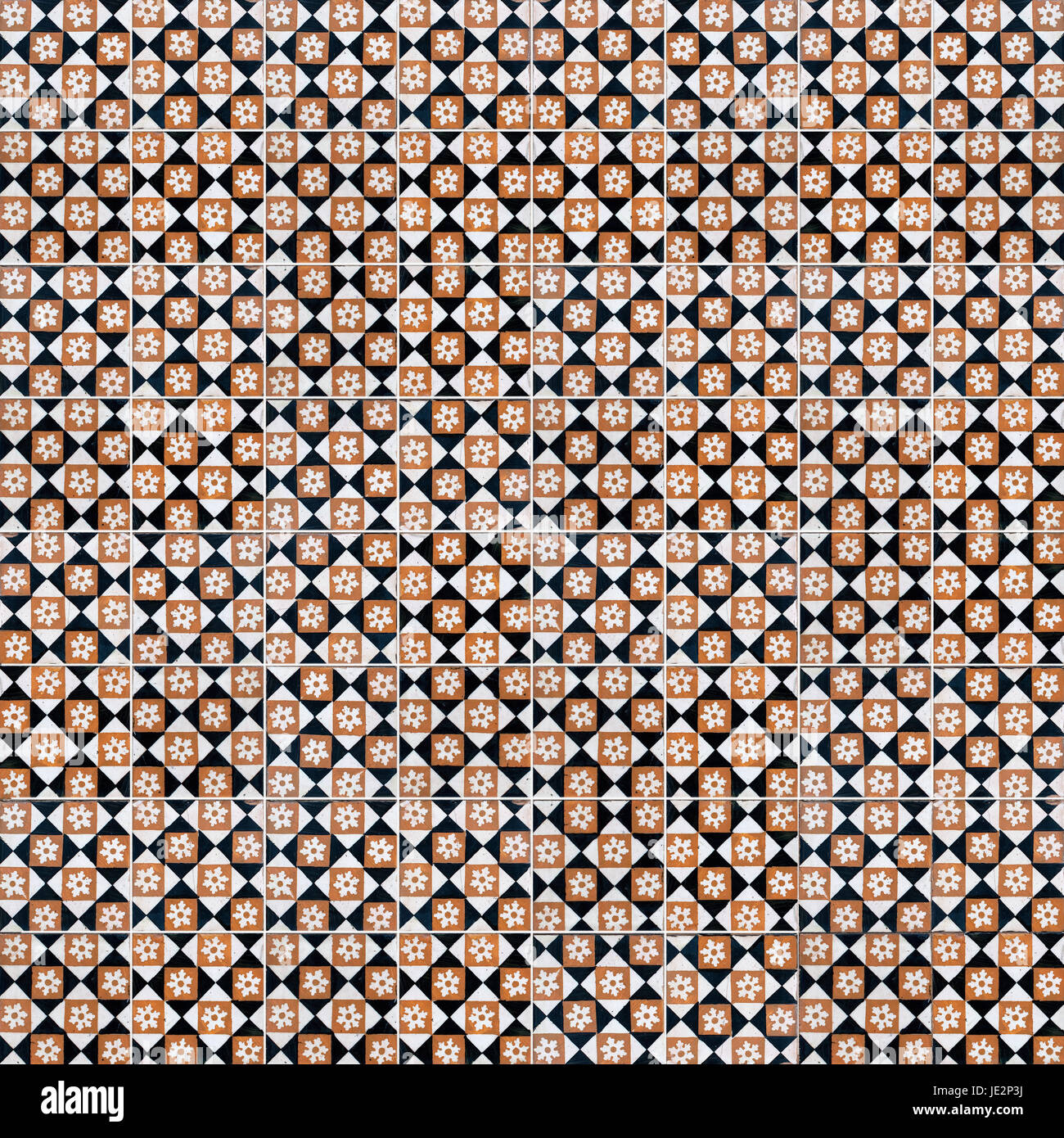 Seamless tile pattern of ancient ceramic tiles Stock Photo - Alamy