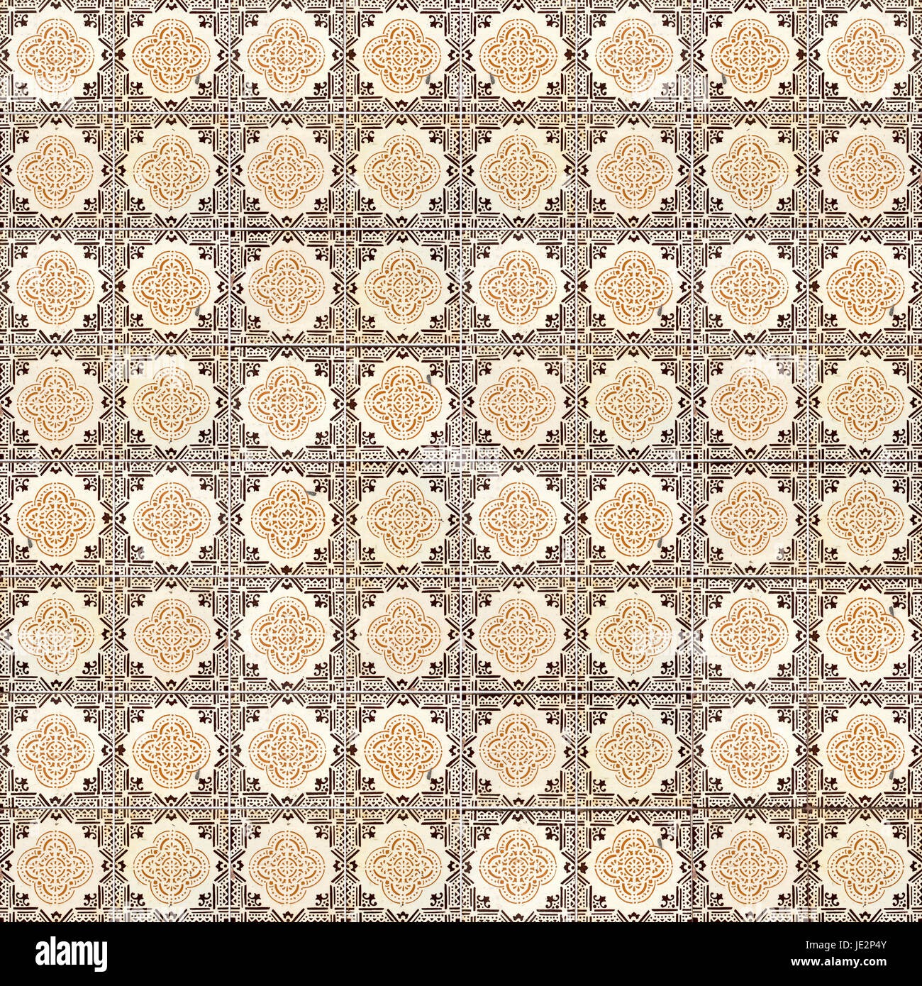 Seamless tile pattern of ancient ceramic tiles Stock Photo - Alamy