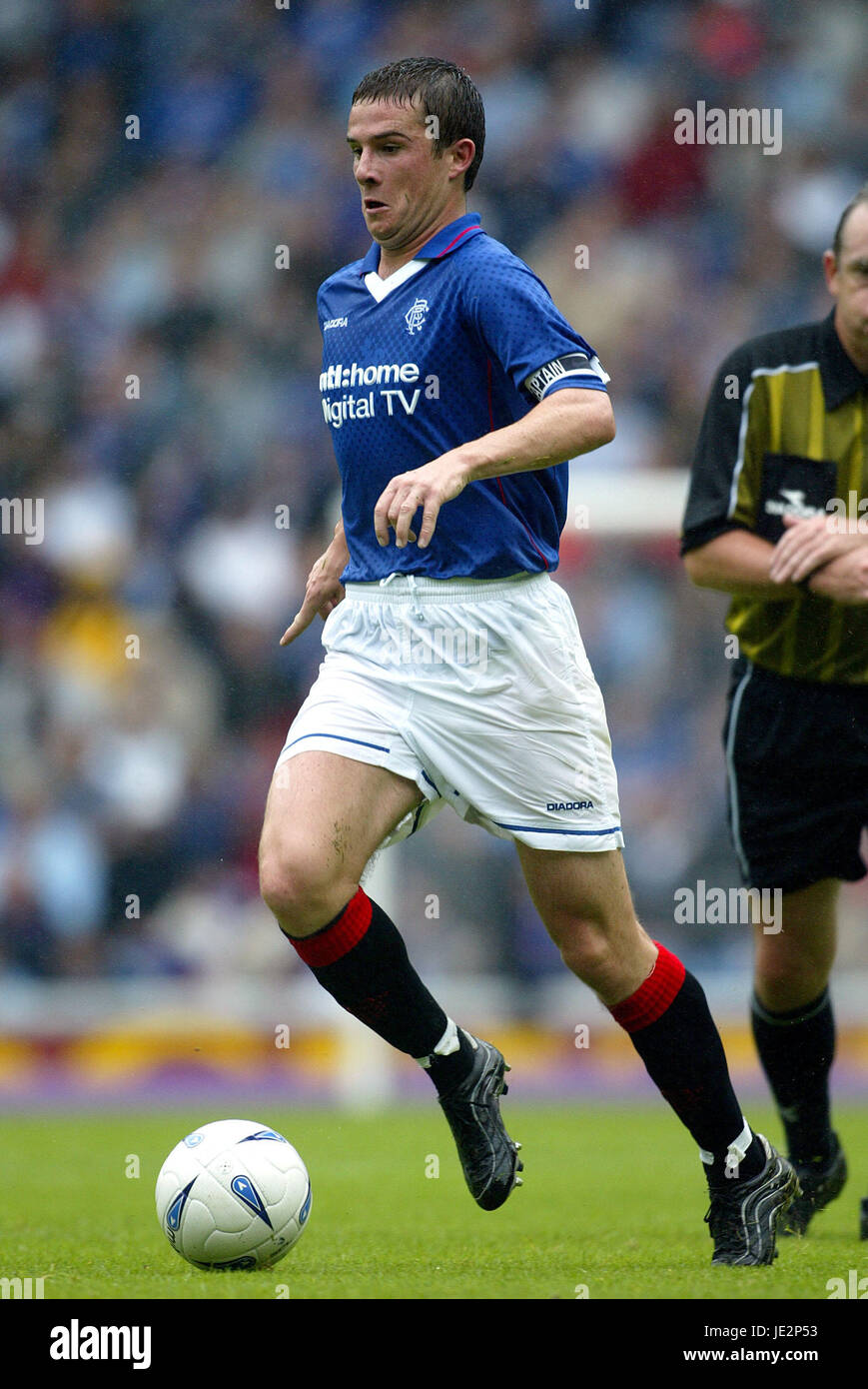 BARRY FERGUSON GLASGOW RANGERS FC 27 July 2002 Stock Photo - Alamy